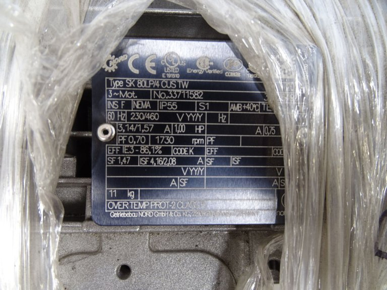 Nord SK 80LP/4 CUS TW Inverter Motor