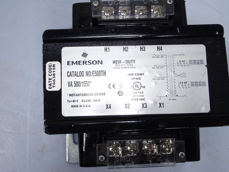 Emerson E500TH Transformer