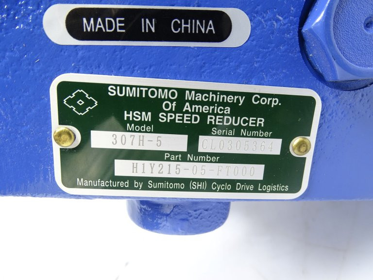 Sumitomo H1Y215-05-FT000 Speed Reducer