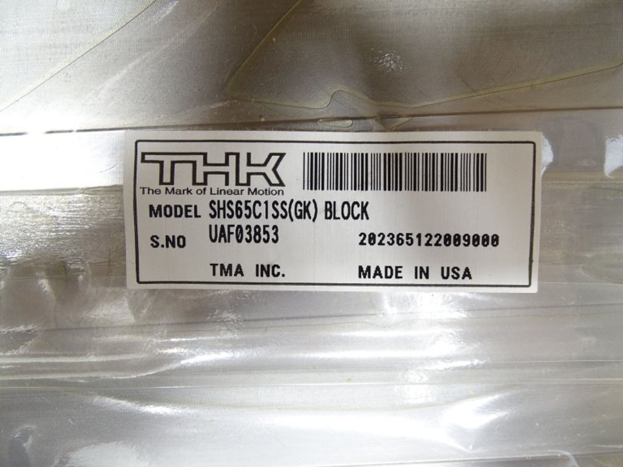 THK SHS65C1SS GK Linear Guide Bearing Block