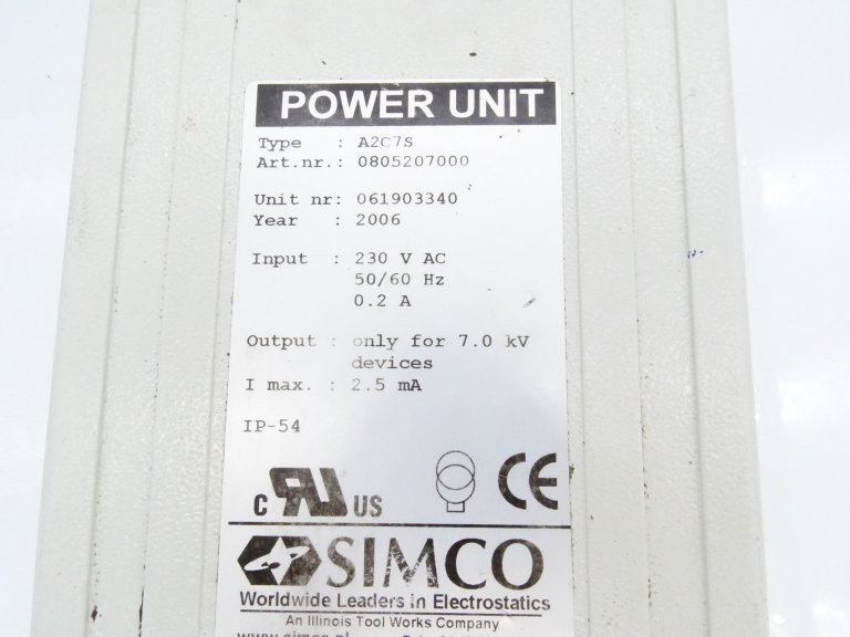 Simco A2C7S Power Supply