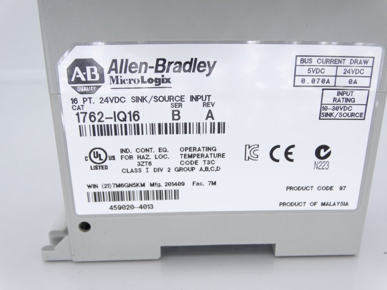 Allen Bradley 1762-IQ16 Series B PLC Module