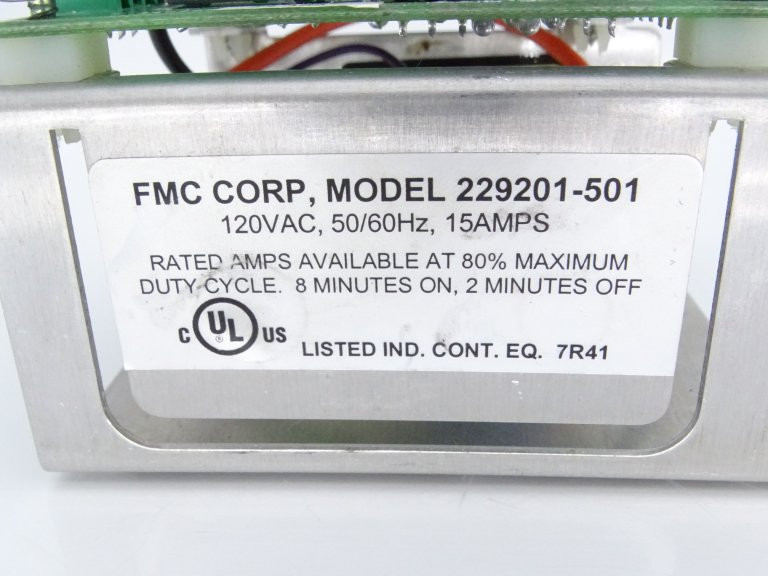 Fmc 229201-501 Process Controller