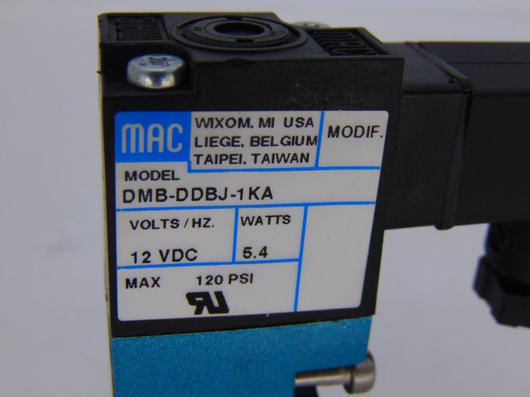Mac Valves Inc DMB-DDBJ-1KA Valve