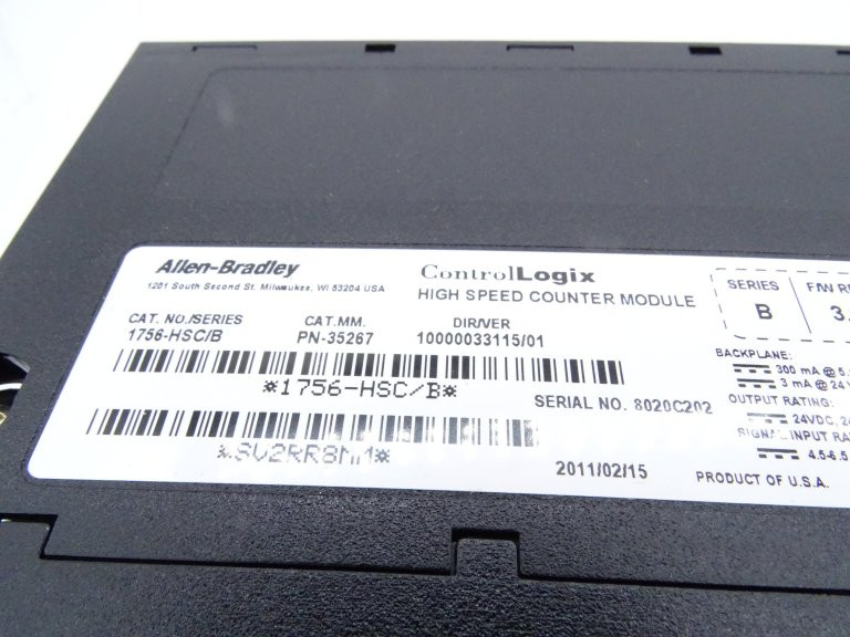 Allen Bradley 1756-HSC Series B PLC Module
