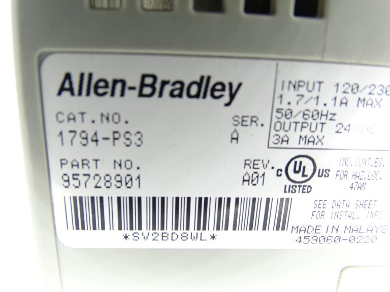 Allen Bradley 1794-PS3 Series A Power Supply