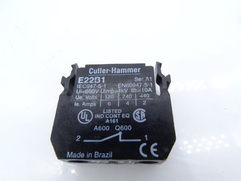 Eaton Corporation E22B1 Contact Block