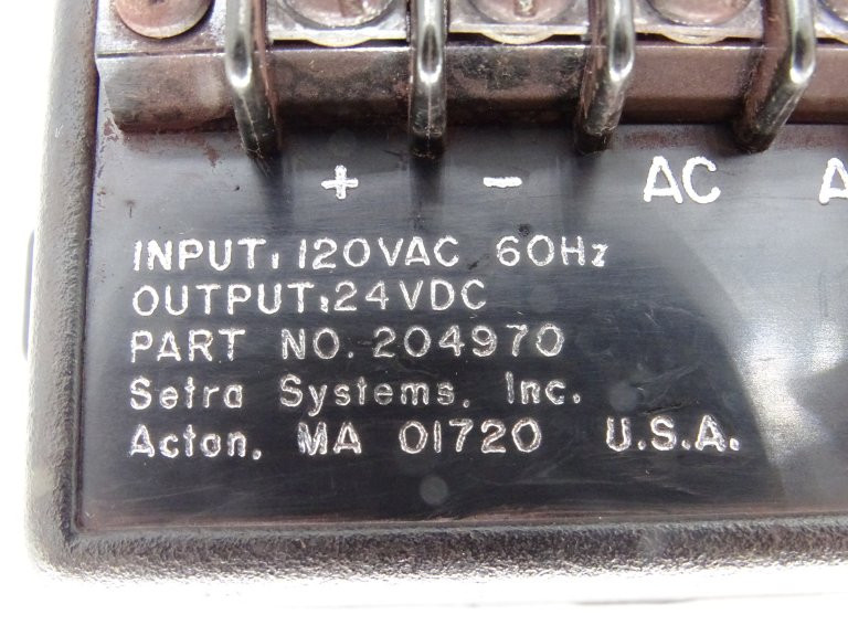 Setra 204970 Power Supply