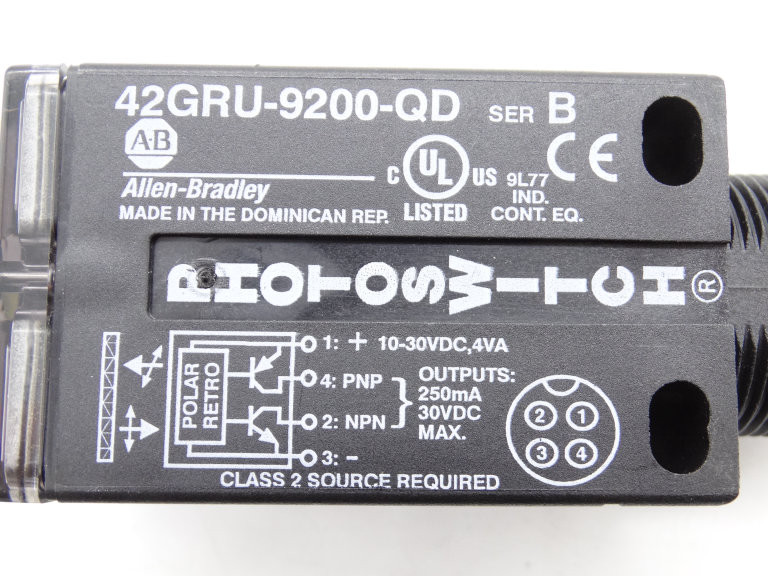 Allen Bradley 42GRU-9200-QD Series B Sensor