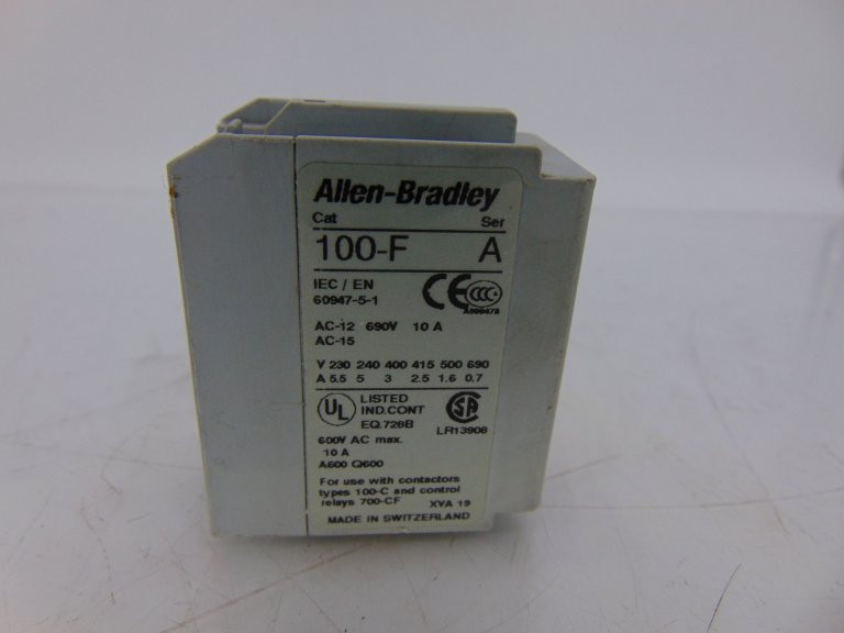 Allen Bradley 100-FA02 Contact Block