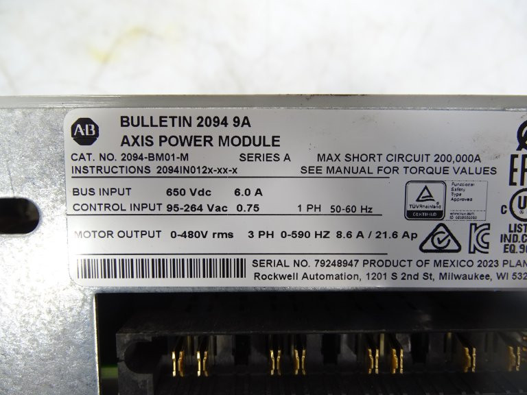 Allen Bradley 2094-BM01-M Series A Servo Drive