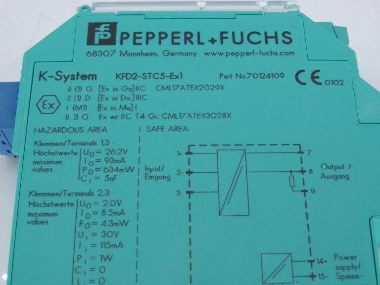 Pepperl & Fuchs KFD2-STC5-EX1 Signal Transmitter