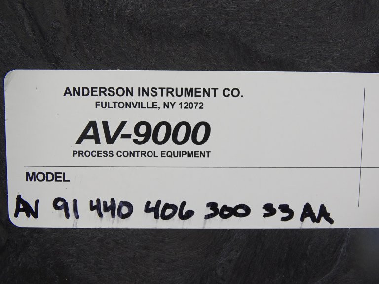 Anderson-Negele AV-9000 Chart Recorder