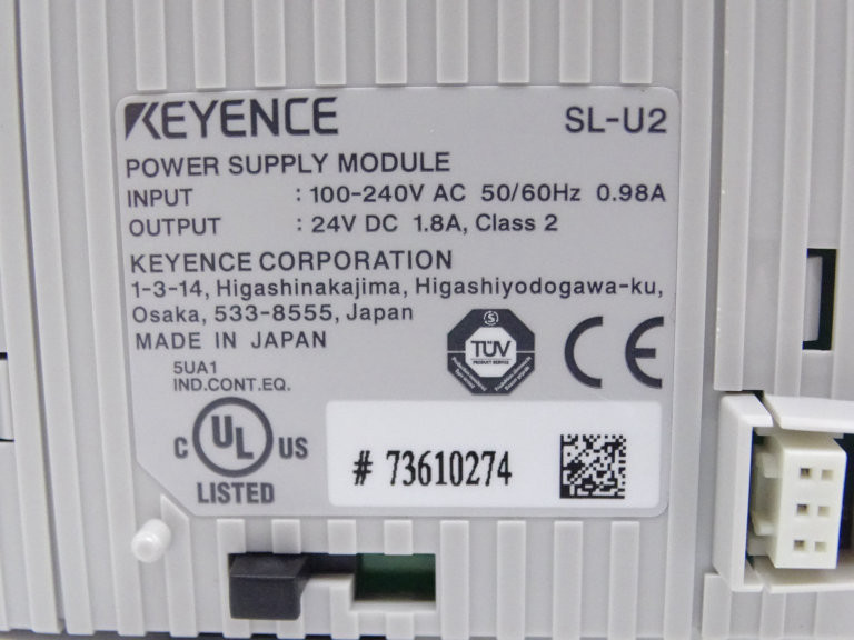 Keyence Corp SL-U2 Power Supply