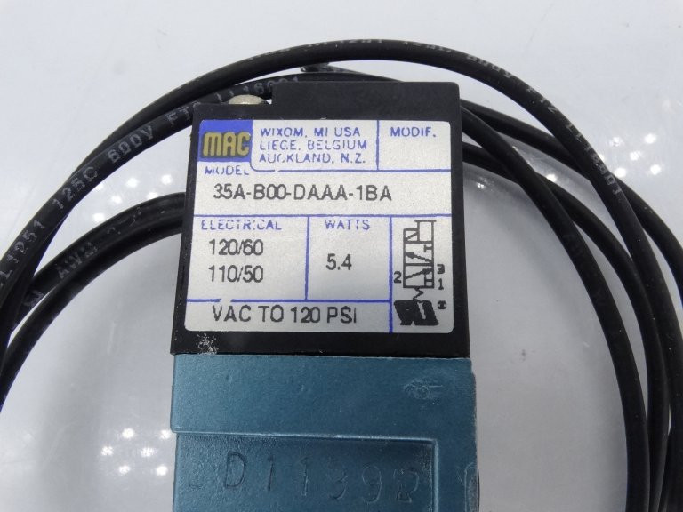 Mac Valves Inc 35A-B00-DAAA-1BA Valve