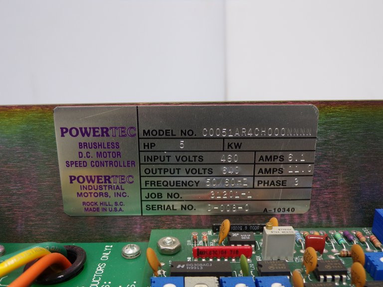 Powertec Industrial Motors Inc C0051.AR4CH000NNNN Motor