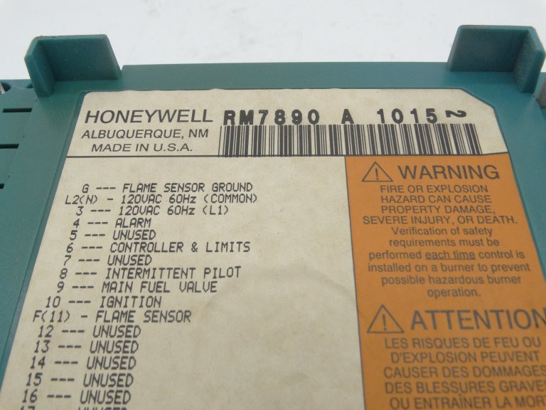 Honeywell RM7890A-1015 Temperature Controller