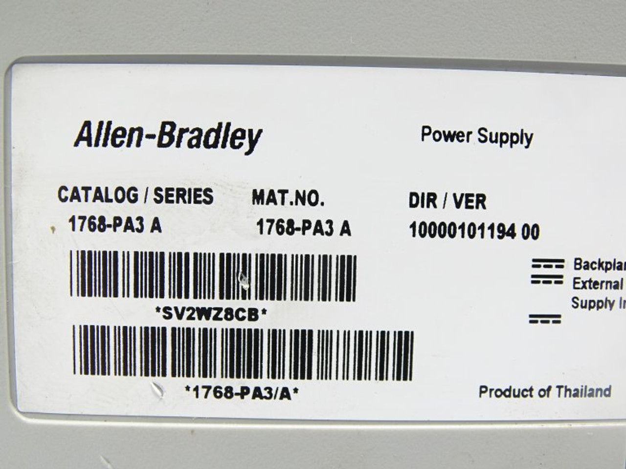 Allen Bradley 1768-PA3 Series A Power Supply