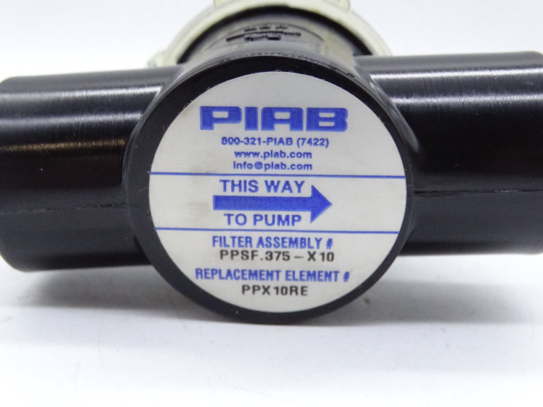 Piab Vacuum Products PPSF.375-X10 Filter