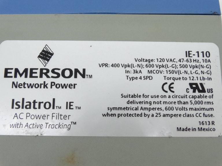 Emerson IE-110 Filter