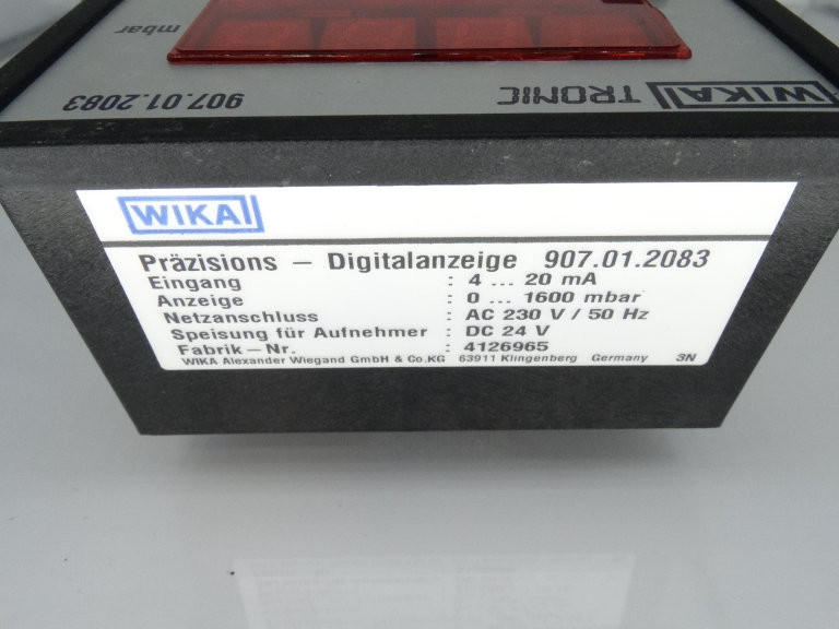 Wika 907.01.2083 Display