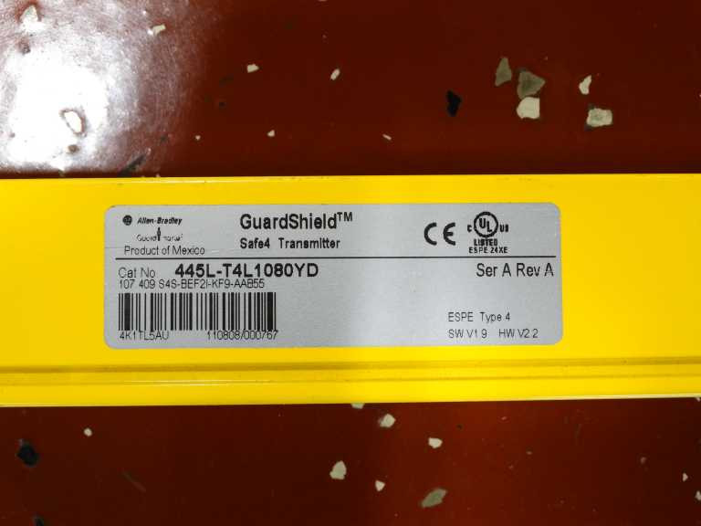 Allen Bradley 445L-T4L1080YD Series A Sensor