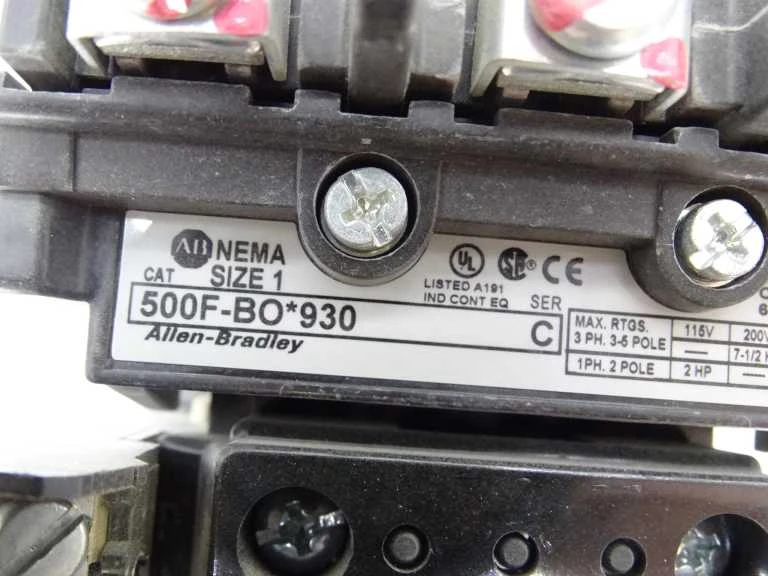Allen Bradley 500F-BOD930 Series C Contactor