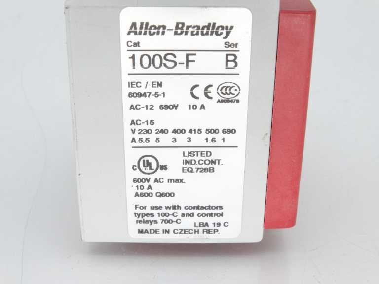 Allen Bradley 100S-FB04 Series B Contact Block