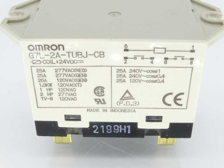 Omron G7L-2A-TUB-J-CB-DC24 Relay