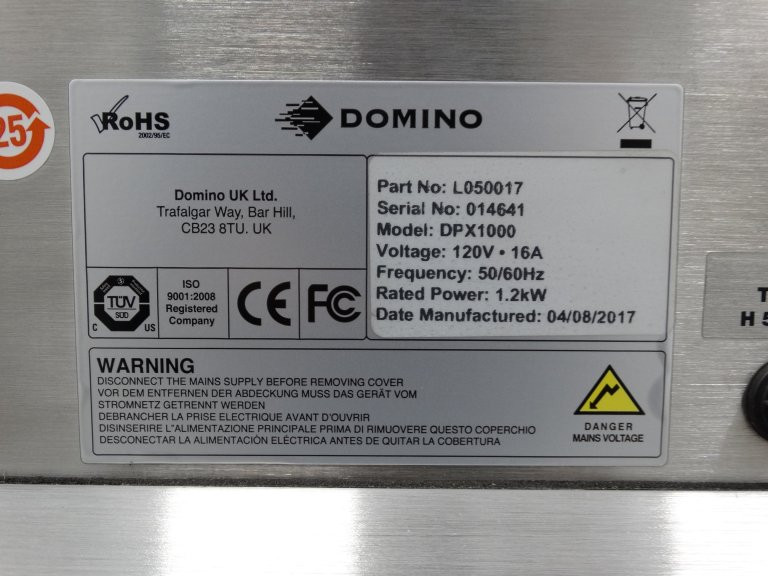 Domino DPX1000 Filter