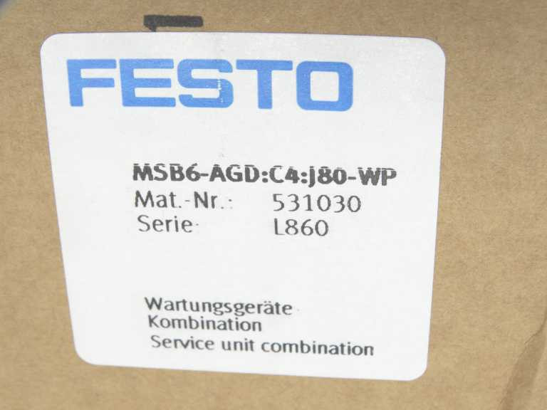 Festo 531030 Air Pressure Regulator