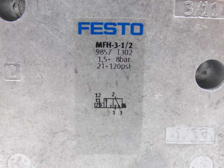 Festo MFH-3-1/2 Valve