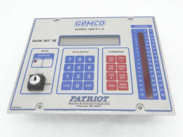 Ametek 1989-KP Control Panel