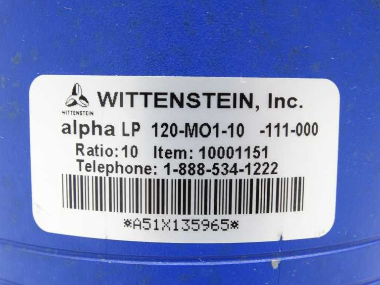 Wittenstein LP120-MO1-10-111-000 Gearbox