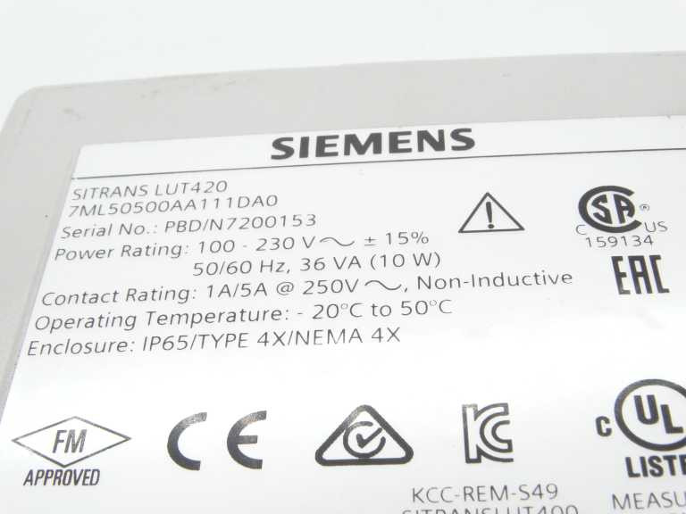 Siemens 7ML5050-0AA11-1DA0 Sensor