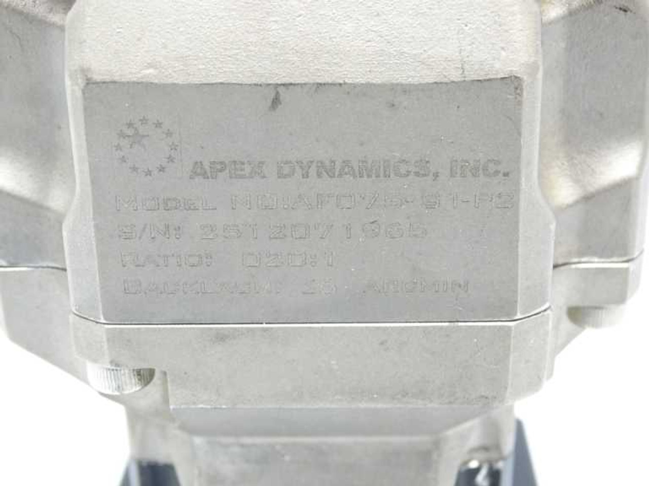 Apex Dynamics Inc AF075-S1-P2 Gearbox