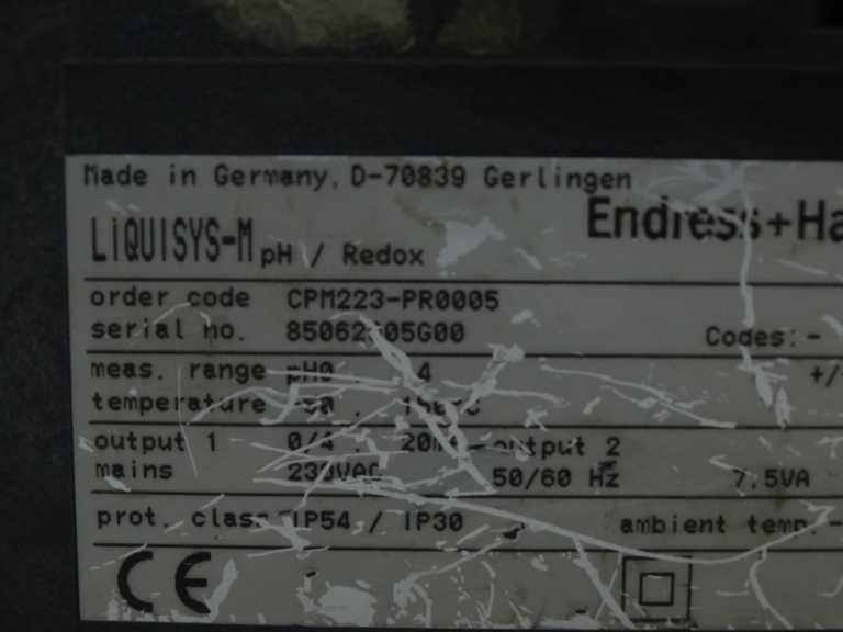 Endress & Hauser CPM223-PR0005 Sensor