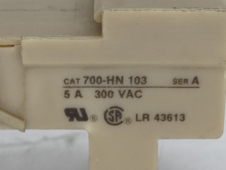 Allen Bradley 700-HN103 Series A Relay Socket
