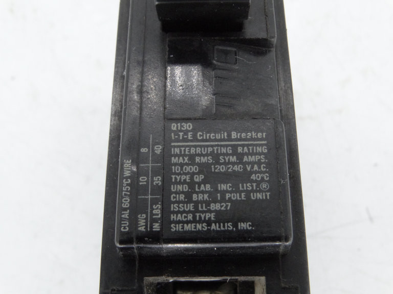 Siemens Q130 Circuit Breaker