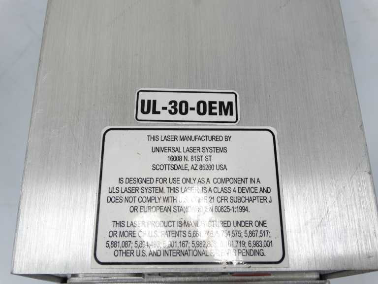 Universal Laser Systems UL-30-0EM Operating Mechanism