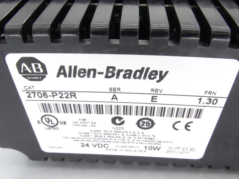 Allen Bradley 2706-P22R Series A HMI