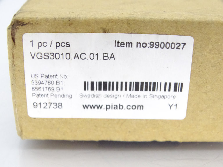 Piab Vacuum Products VGS3010.AC.01.BA Actuator