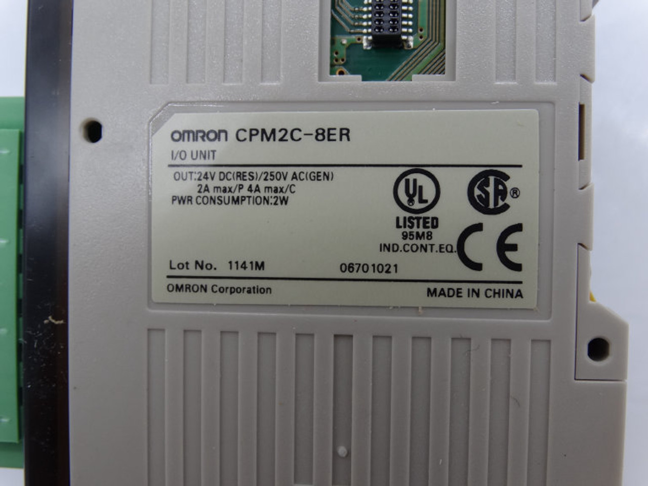 Omron CPM2C-8ER PLC Module