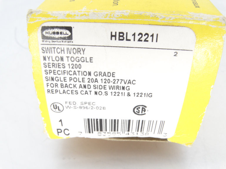 Hubbell HBL1221I Switch