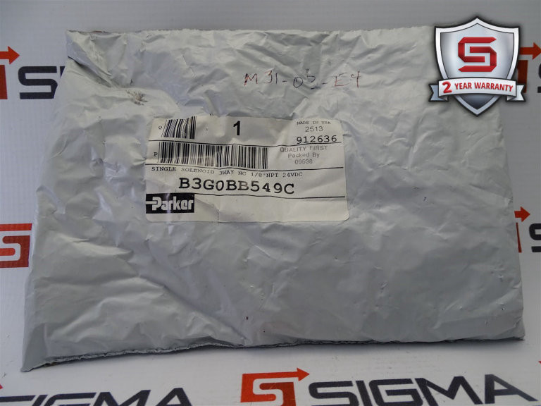 Parker B3G0BB549C Valve