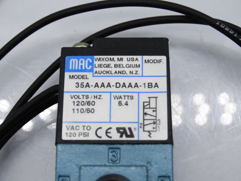 Mac Valves Inc. 35A-AAA-DAAA-1BA Valve