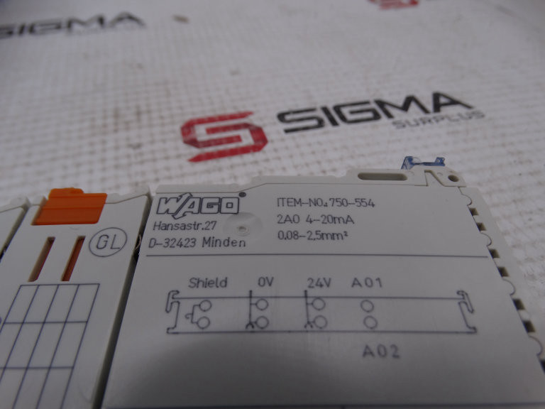 Wago 750-554 PLC Module