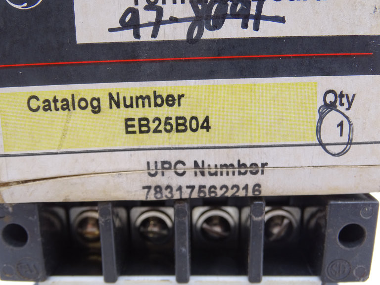 General Electric EB25B04 Terminal Block