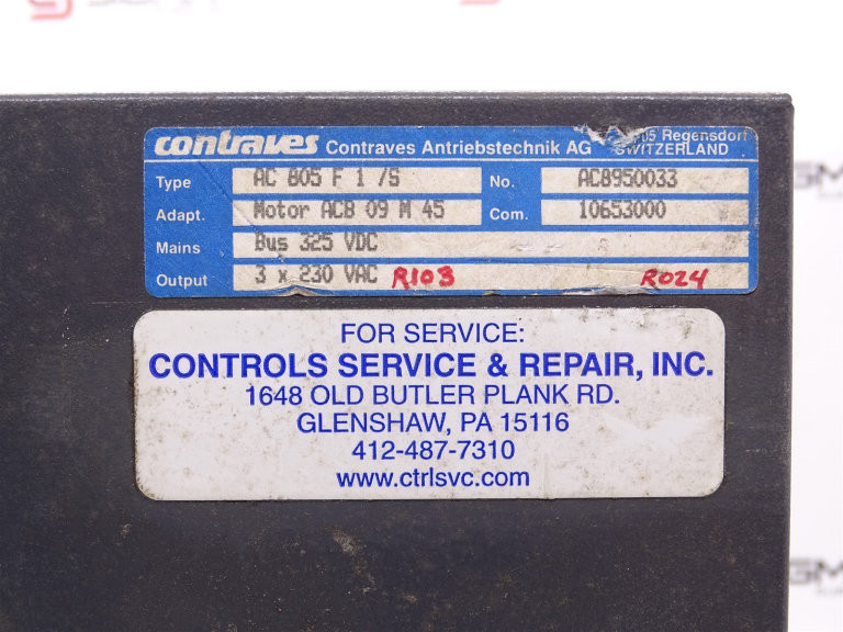 Contraves AC-805-F-1/S Servo Drive