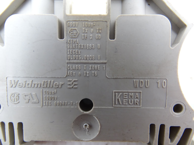 Weidmuller WDU 10 Terminal Block